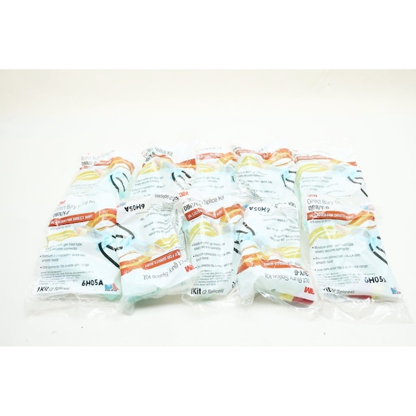 3M Set Of 10 Direct Bury Wire Splice Kit & Heat Shrink Tubing DBR-Y-6 ...