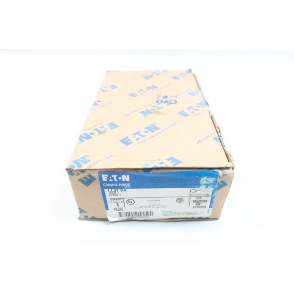 Crouse Hinds Aluminum Ll 3/4In Conduit Outlet Bodies And Box, 5PK LL27 ...