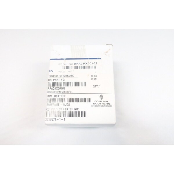 Fisher Graphite Packing Kit Valve Parts And Accessory RPACKX00102 | Zoro