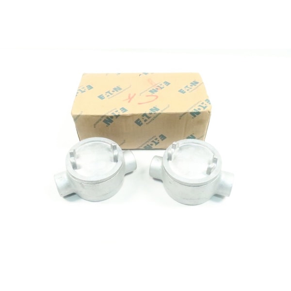 Crouse Hinds Tb 3/4In Conduit Outlet Bodies And Box, 2PK GUAC26 TB14 | Zoro