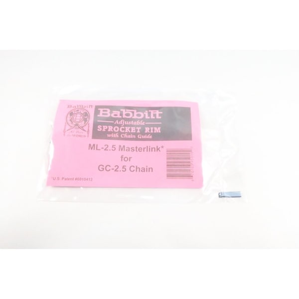 Babbitt Masterlink For Gc-2.5 Chain Chain Parts And Accessory ML-2.5 | Zoro