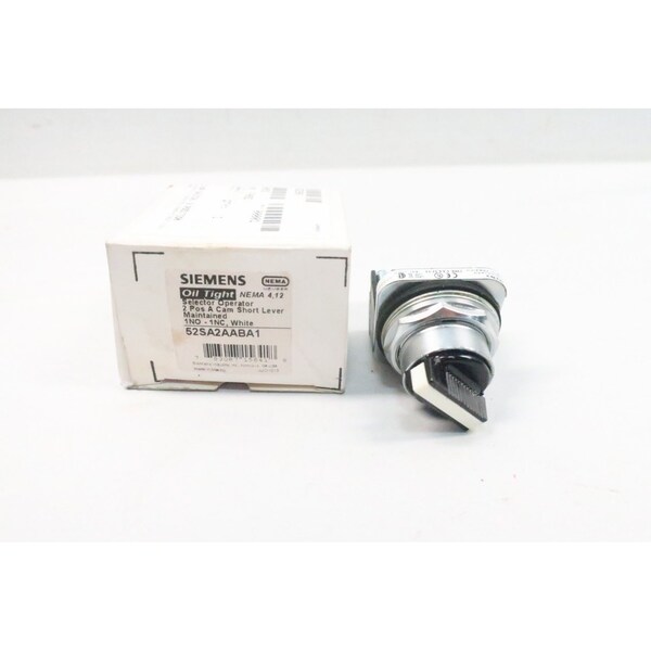 Siemens 2 Pos Selector Switch 52SA2AABA1 | Zoro