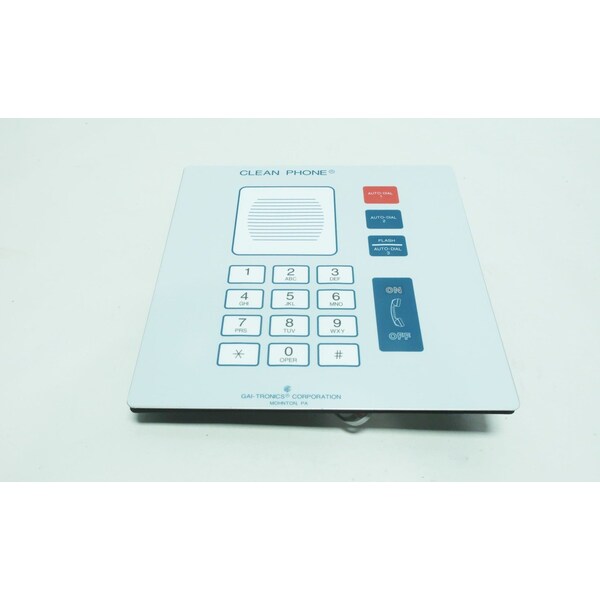 Gai-Tronics CLEAN PHONE CLEANROOM TELEPHONE FLUSH MOUNT CORDLESS ...