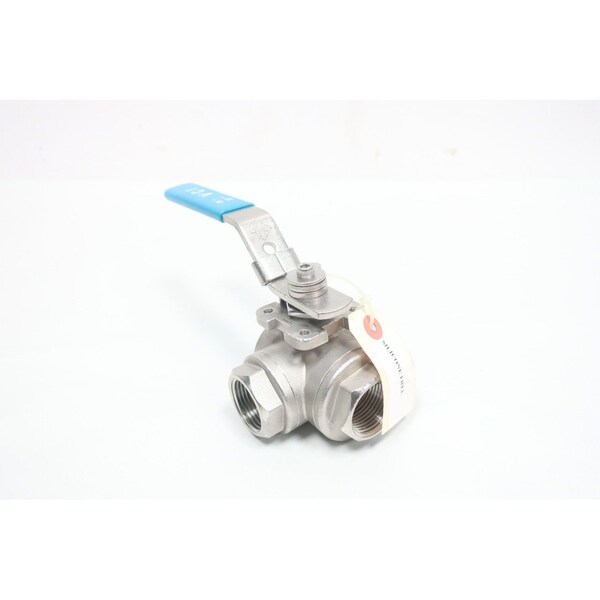 Vci 3-WAY MANUAL STAINLESS THREADED 1IN NPT BALL VALVE 910729 | Zoro