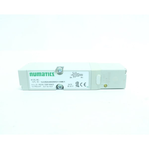 Numatics 150Psi 24V-Dc Solenoid Valve 122BA400M011M61 | Zoro