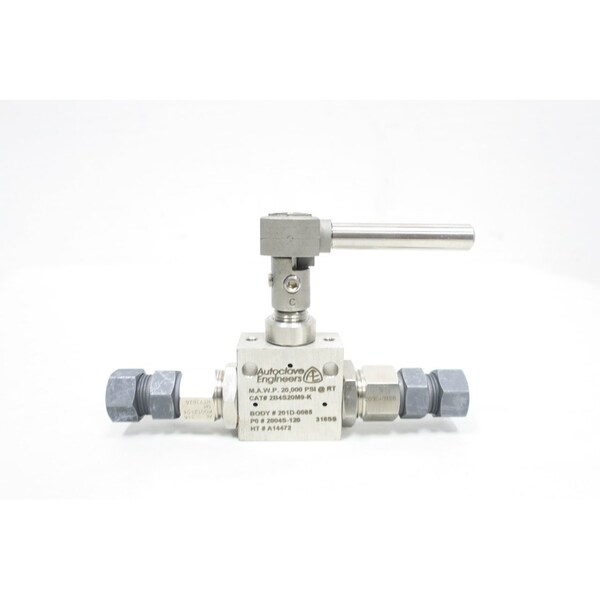 Autoclave Engineers Manual Stainless 12In Ball Valve 2B4S20M9-K | Zoro