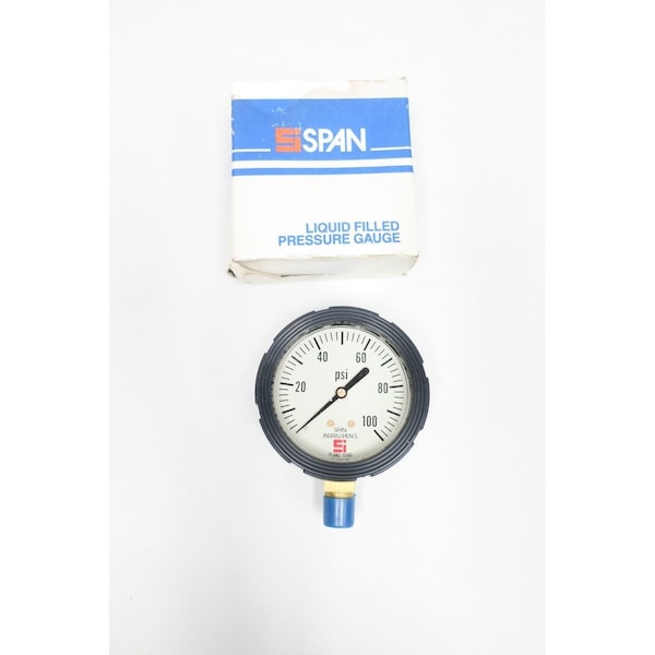 Span Instruments 212In 14In 0100Psi Npt Pressure Gauge LFS220 | Zoro