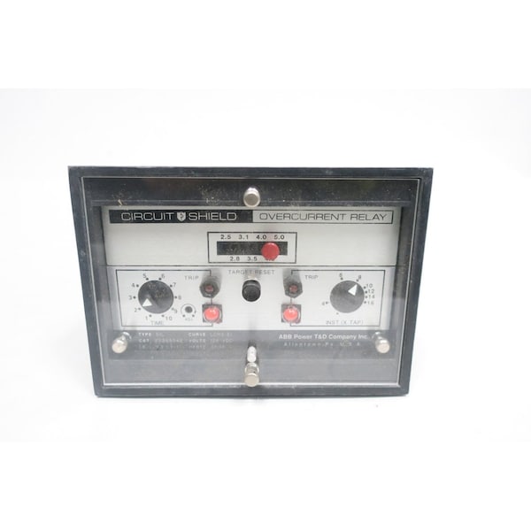 Abb Circuit Shield Overcurrent Relay 125VDc Circuit Breaker Trip Unit ...
