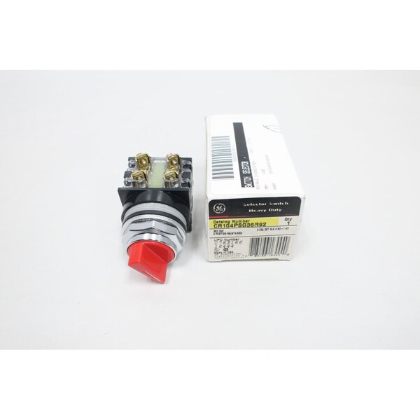 Ge 3 Pos Selector Switch CR104PSG36R92 | Zoro