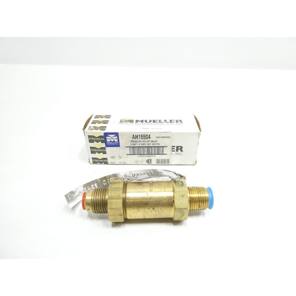 Mueller Industries Pressure 400Psi 1/2In Npt Relief Valve AH15504 | Zoro