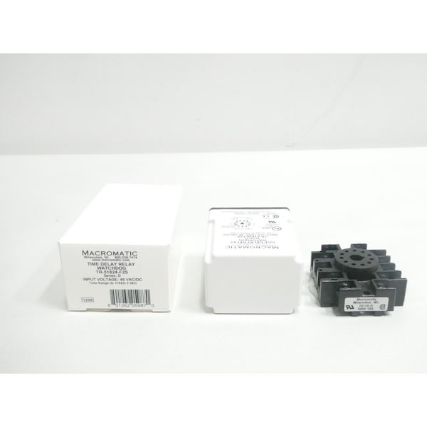 Macromatic 48V-AC 48V-DC TIME DELAY RELAY TR-51824-F2S | Zoro