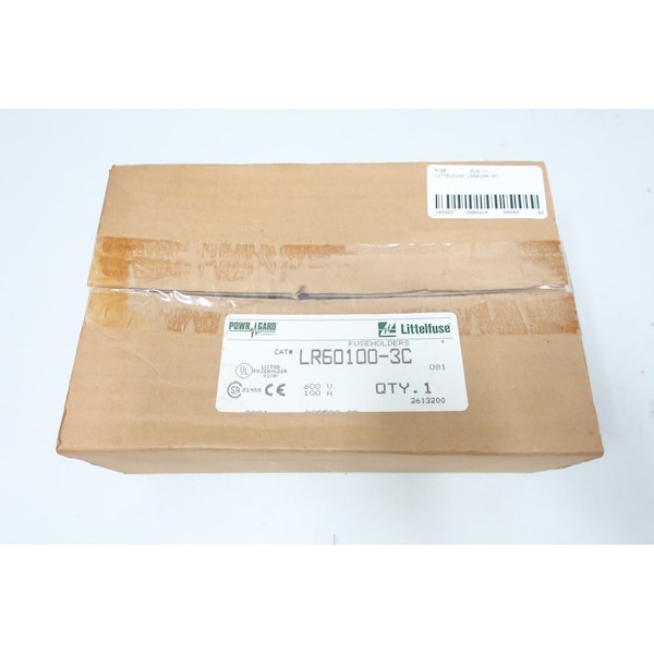 Littelfuse Fuse Holder, LR Series, R UL Class LR60100-3C | Zoro