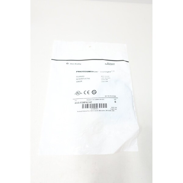 Allen Bradley VISISIGHT PHOTOSWITCH RETROREFLECTIVE SENSOR 10-30V-DC ...