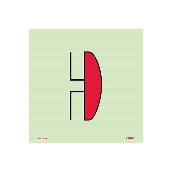 Nmc Symbol Fire Alarm Bell Imo Label IMO103R | Zoro
