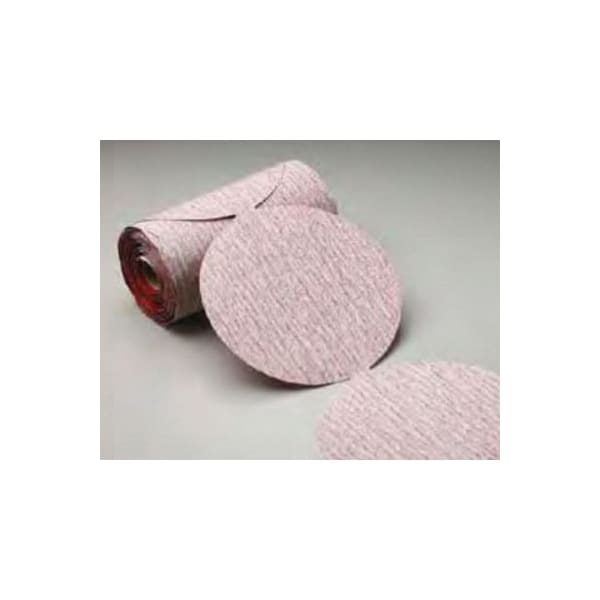 Carborundum 6 In. Carbo Premier Red Dri-Lube Stick-On Paper PSA Disc ...