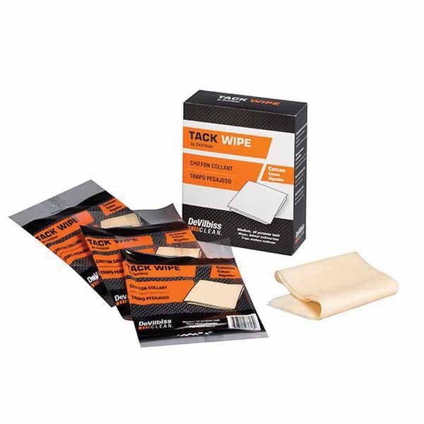 Devilbiss CLEAN Cotton Tack Wipe, PK/12, 12PK 803816 | Zoro