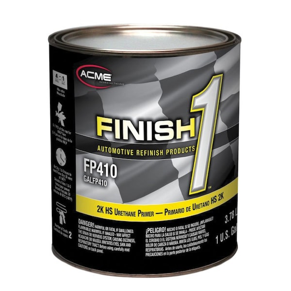 Finish 1 2K HS Urethane Primer; Gray, Gallon FP41016 | Zoro