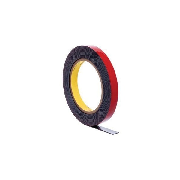 3M 3M Acrylic Plus High-Bond Tape 06392, Black, 1.52 mm, 1/2 inx10 yd ...