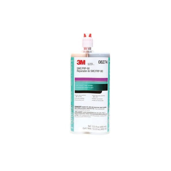 3M SMC/Fiberglass Repair Adhesive-90, 08274, 400 mL 7000119863 | Zoro