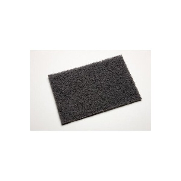 3M 6inx9in GRAY BLENDING SCUFF PAD, 40PK 7000121123 | Zoro