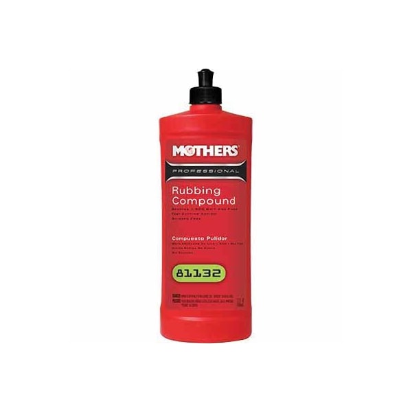 Mothers PRO RUBBING COMPOUND - 32 oz Quart 81132 | Zoro