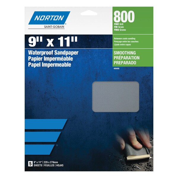 Norton Abrasives 9 x 11 In. Black Ice Paper WP Sheet T214 Aluminum ...