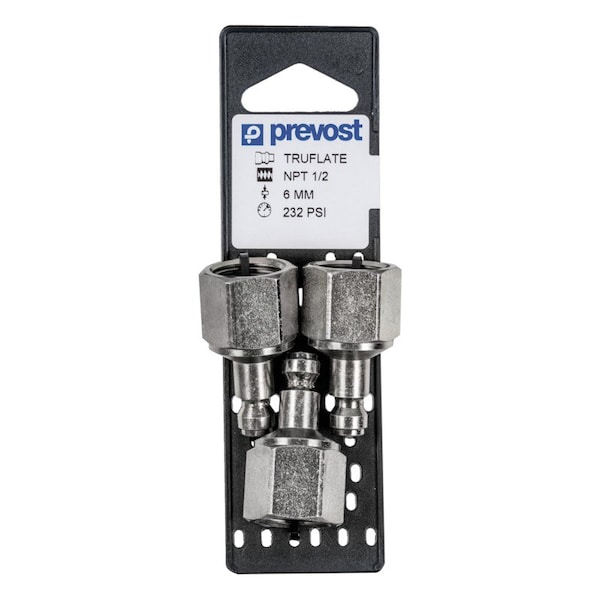 Prevost 1/4in Passage x 1/4in FN Automotive Nitrided Steel Plug - 3 ...
