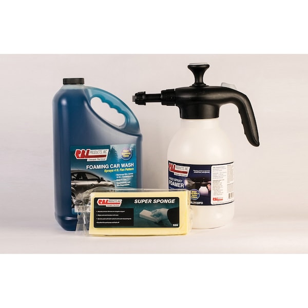 Rbl Products FOAMING CAR WASH KIT. INCLUDES SPRAYER AND SPONGE 12031 | Zoro