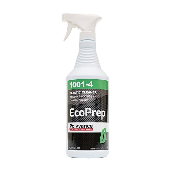 Polyvance Eco-Prep Plastic Cleaner Zero VOC Quart 1001-4 | Zoro