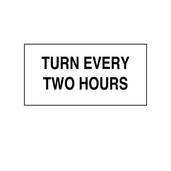 Nevs Printed Chart Tape - Turn Every Two Hours NT-117 | Zoro