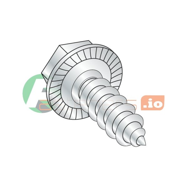 Newport Fasteners Sheet Metal Screw, 3/8" x 3/4 in, Zinc Plated Steel ...