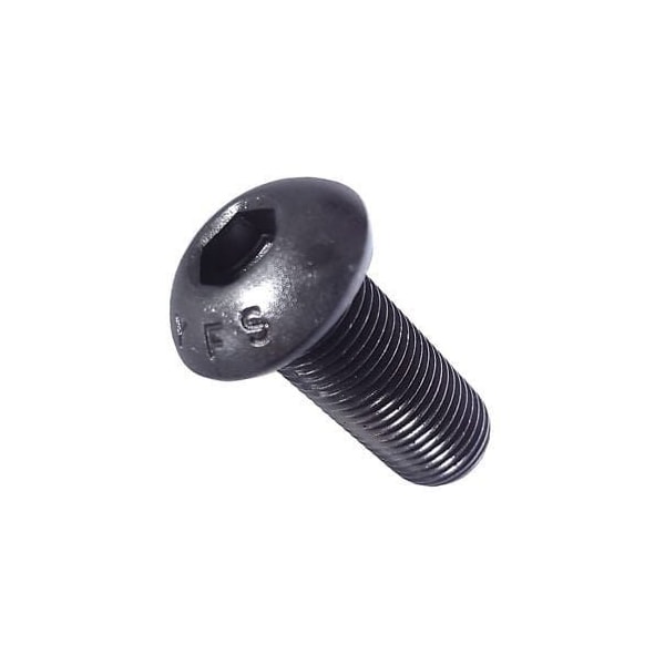 Newport Fasteners #3-48 Socket Head Cap Screw, Button-Head, Black Oxide ...