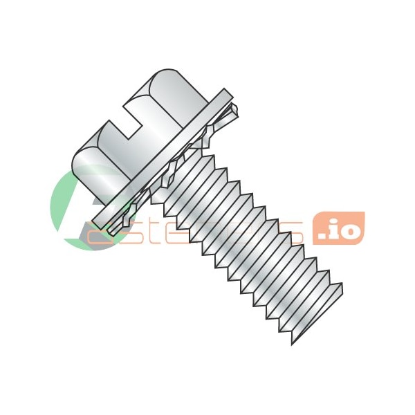 Newport Fasteners #4-40 x 1/2 in External Hex Machine Screw, Zinc ...
