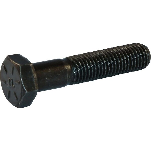 Newport Fasteners Grade 8, 1"-8 Hex Head Cap Screw, Plain Steel, 16 in ...
