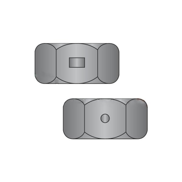 Newport Fasteners Center-Lock Distorted Thread Reversible Lock Nut, #10 ...