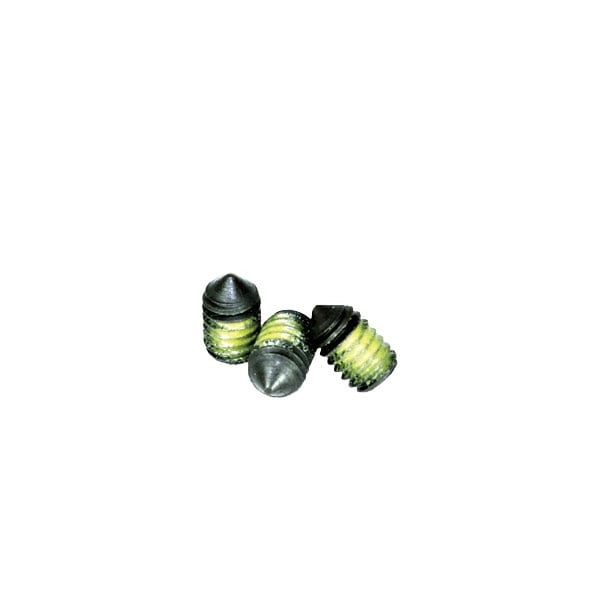 Newport Fasteners Nylon Patch Socket Set Screws Cone Point, 1/4-20 x 3/ ...