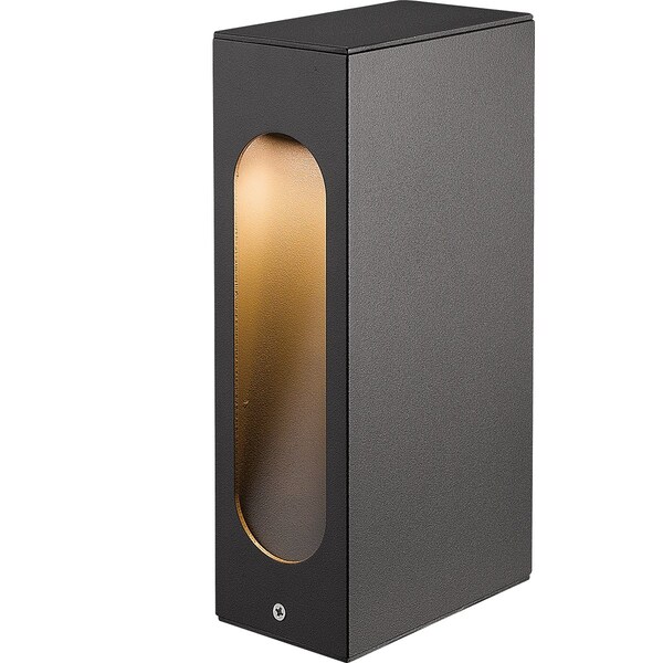Eurofase Contemporary LED Bollard, 1-Light, 140 Lumens, Graphite Grey ...