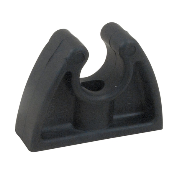 Perko 3/4" x 2-1/4" x 1-5/8" Plastic Pole Storage Clips 0477DP0BLK | Zoro