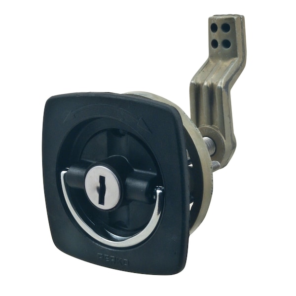 Perko 0931DP1WHT Flush-Mount Locking Latch w Offset Cam Bar&Flexible ...