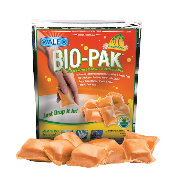 Walex BIOTROP2 Bio-Pak Holding Tank Deodorizer - Tropical Breeze, 2 ...