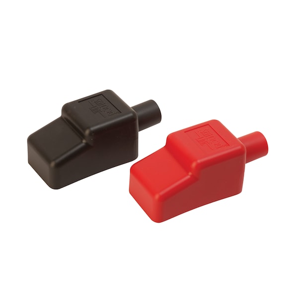 Sea-Dog 415115-1 5/8" Battery Terminal Covers - Red/Black, Packaged ...