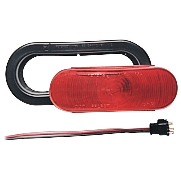 Peterson Peterson E421KR The 421 Series Red Oval Stop/Turn/Tail Light ...
