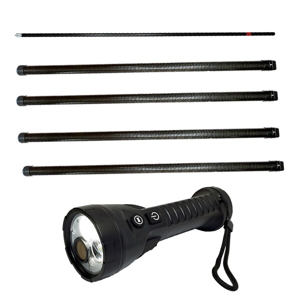 Vividia Pole Telescopic Inspection Camera, 6m Long, Carbon Fiber, F5 ...