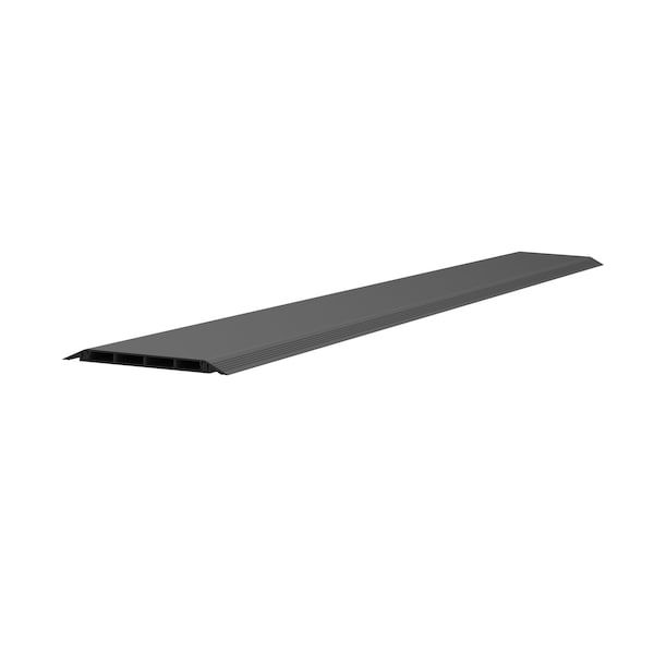 Pan-Way Above Floor Raceway Base And Cover, 6 Ft, Black (AFR4BCBL6) | Zoro
