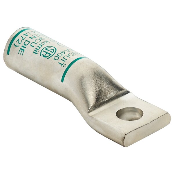 Panduit Aluminum Compression Lug, 1 Hole, #4 Awg LAA4-14-X | Zoro