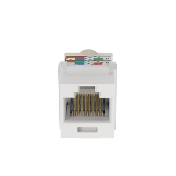 Panduit Cat 6 Utp Jack Module, Tp Style, Whit NK6TMWH | Zoro