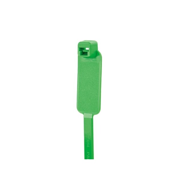Panduit Cable Tie, 7-1/2 in L, 1-3/4 in Max Bundle Dia., Green, Nylon 6 ...