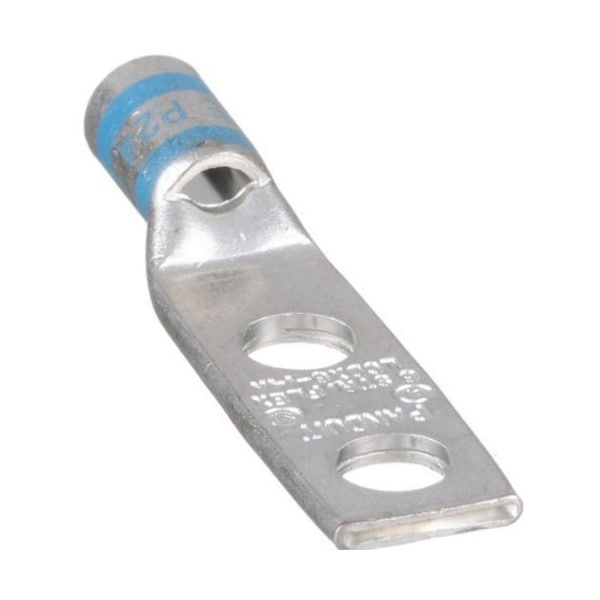 Panduit Two-Hole Compression Lug, 6 AWG Max, Standard Barrel, Copper ...