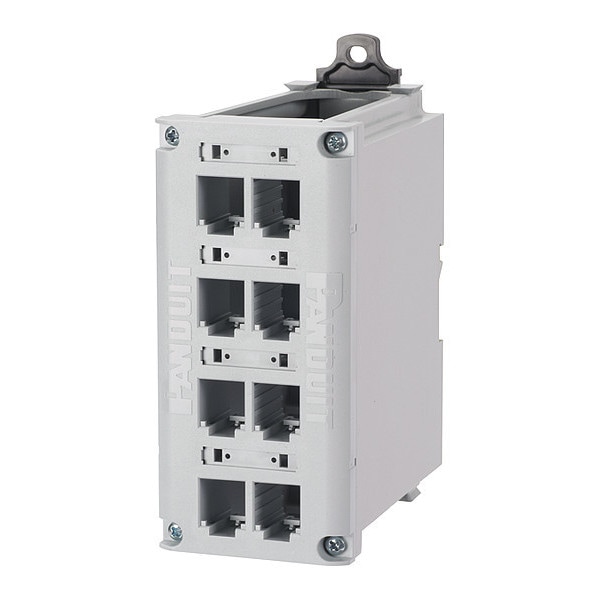 Panduit Industrial, 8pt, Cupatchpanel, Rg CDPP8RG | Zoro