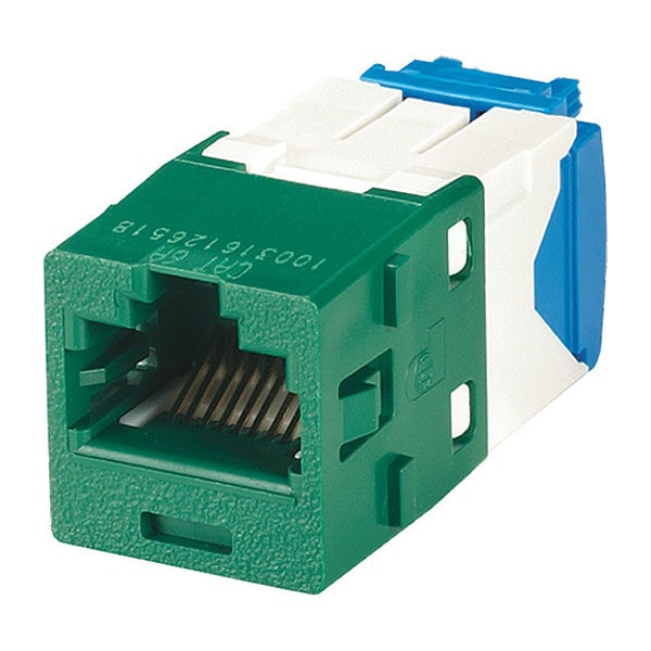 Panduit Module, Cat6a, Utp, 8p8w, Unvi, Gr CJ6X88TGGR | Zoro